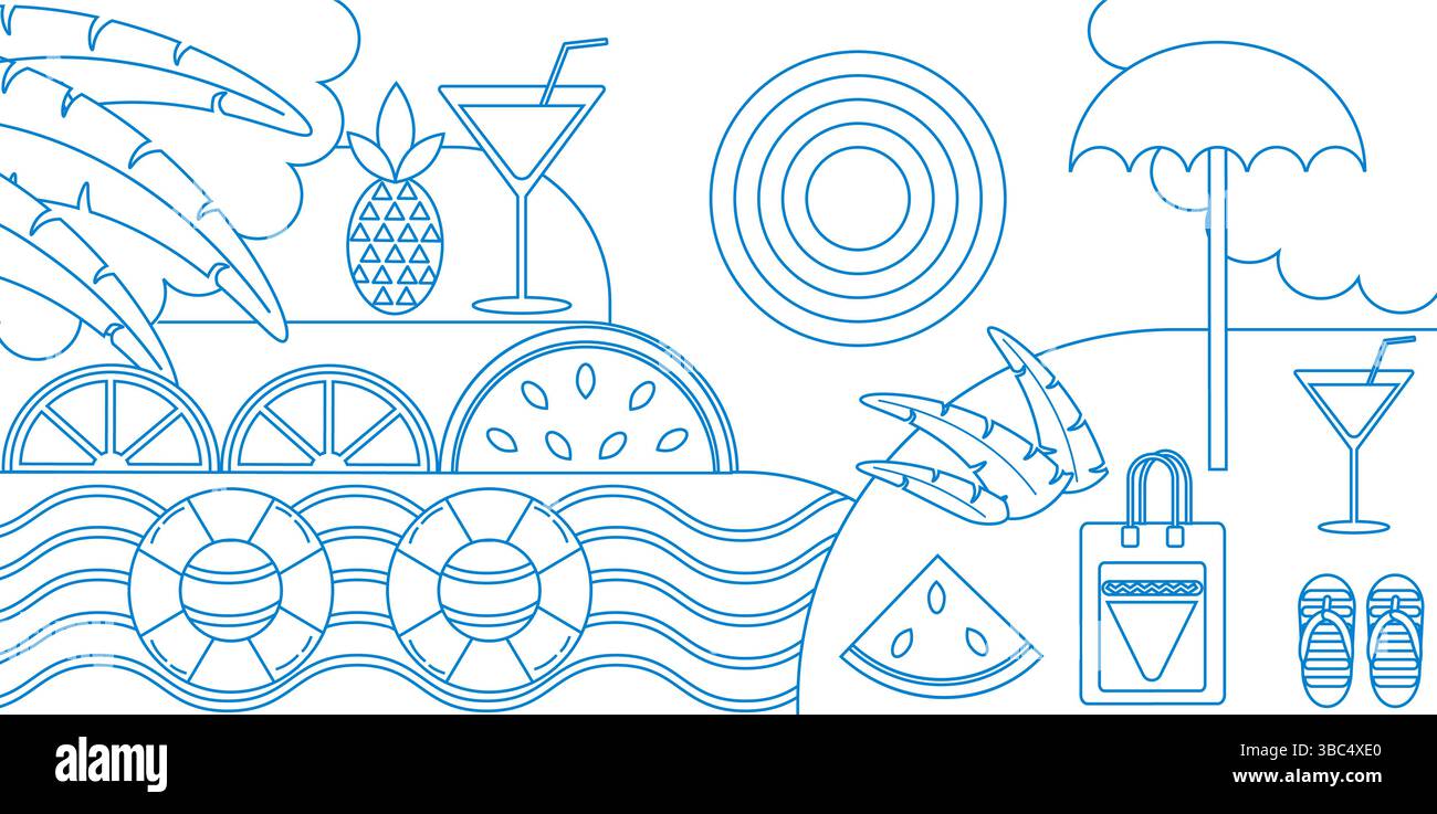 Line patterns in sand Stock Vector Images - Alamy