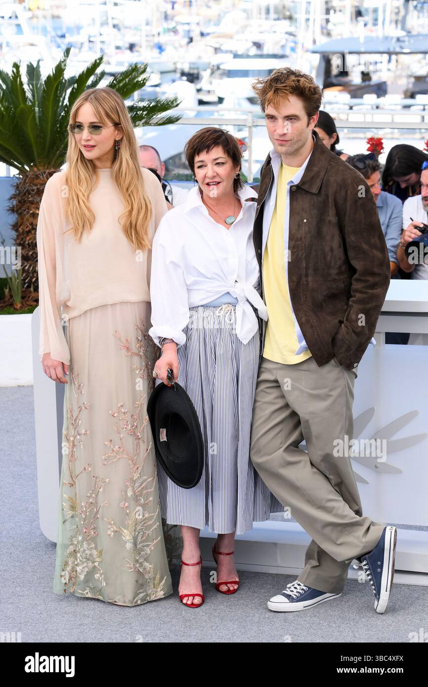 Italy. 18th May, 2025. Jennifer Lawrence, Lynne Ramsay, Robert ...