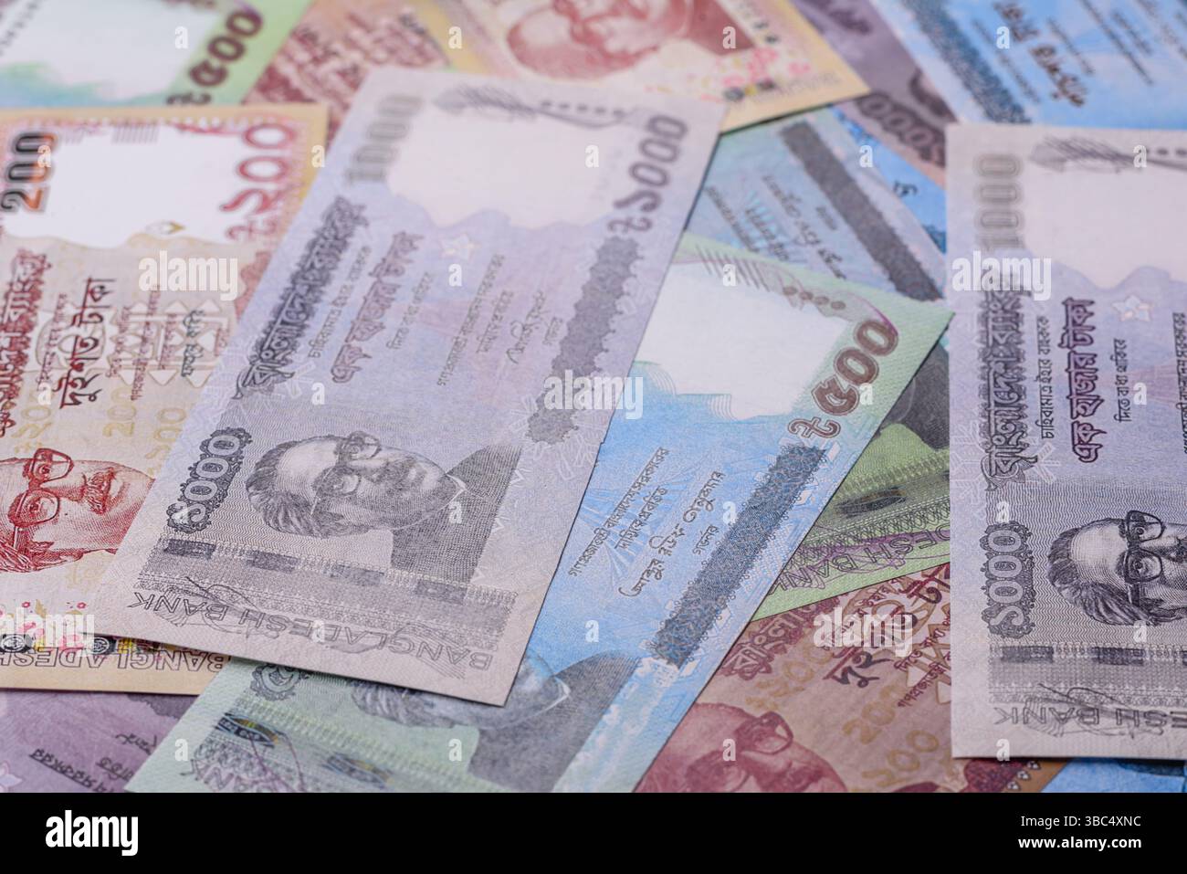 Money, paper currency of Bangladesh, taka notes. Conceptual financial ...