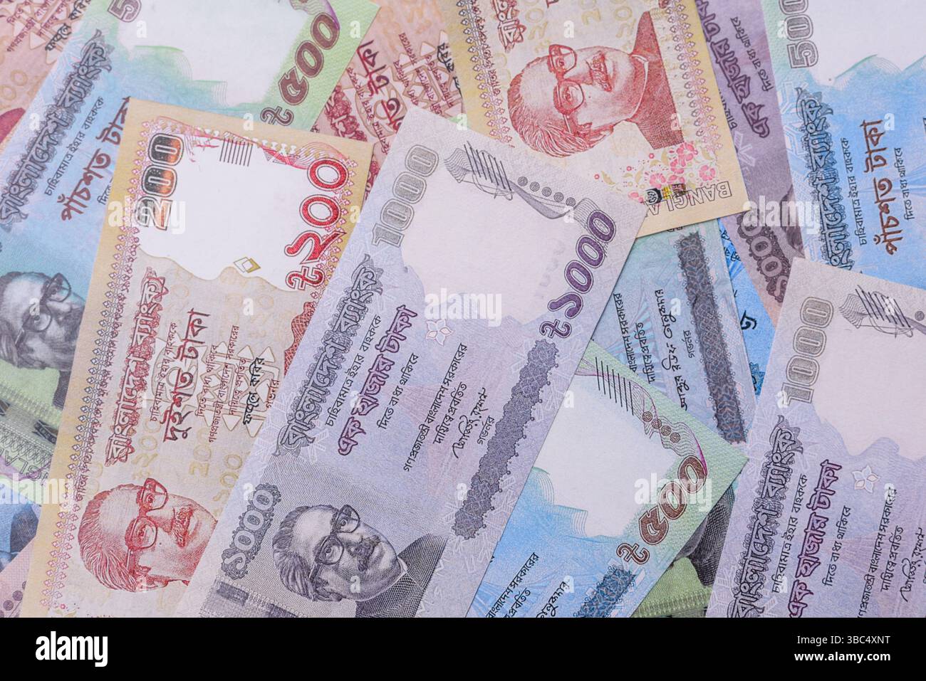 Money, paper currency of Bangladesh, taka notes. Conceptual financial ...