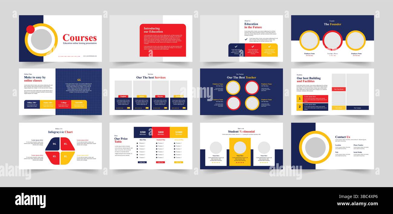 University powerpoint Stock Vector Images - Alamy