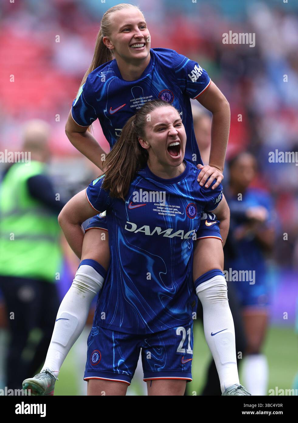 London, UK. 18th May, 2025. Aggie Beever-Jones and Niamh Charles of ...