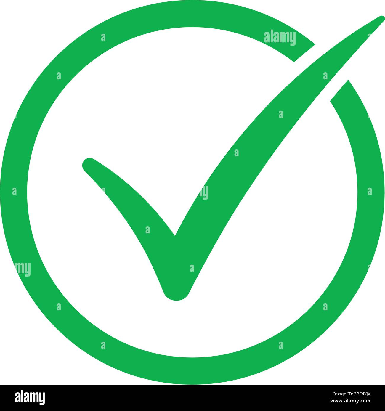 Minimalist green check mark icon Stock Vector Image & Art - Alamy