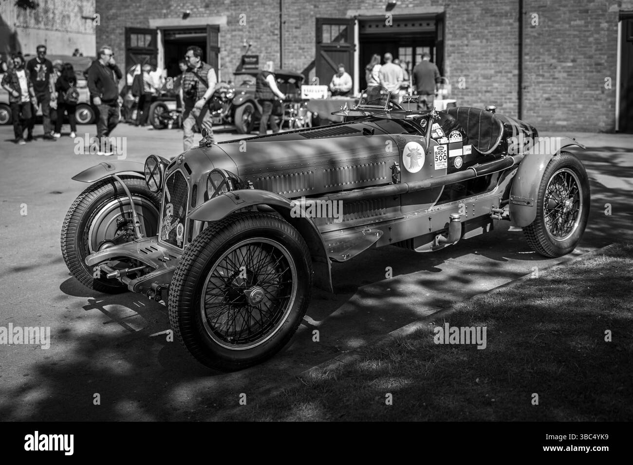 1934 Alfa Romeo 8C Monza, on display at the Bicester Scramble held on ...