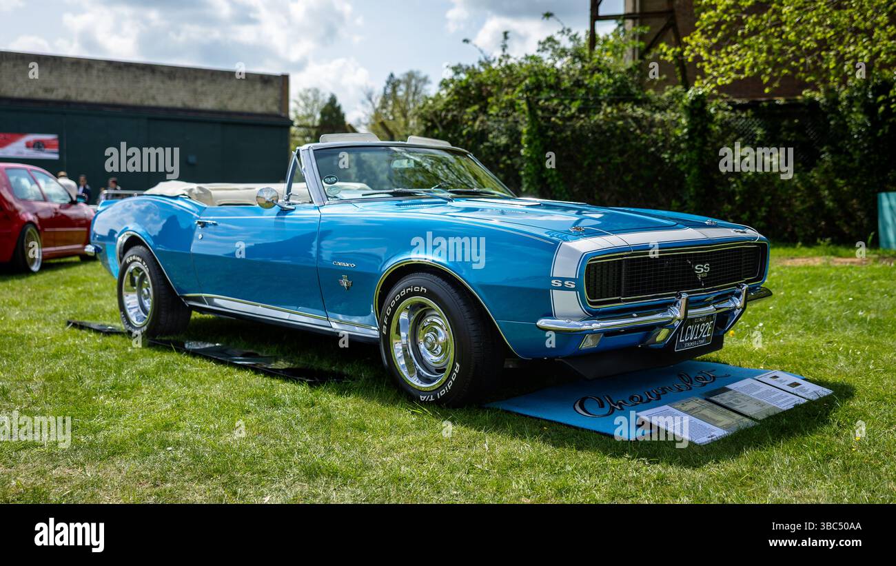1967 Chevrolet Camaro, on display at the Bicester Scramble held on the ...