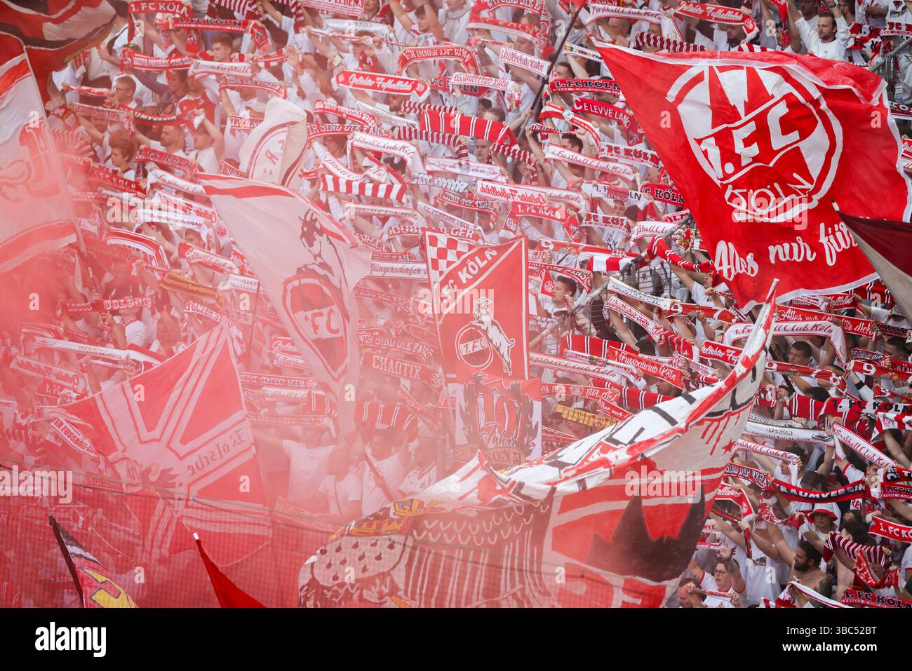 Cologne, Germany. 18th May, 2025. Soccer: Bundesliga 2, 1. FC Köln - 1 ...