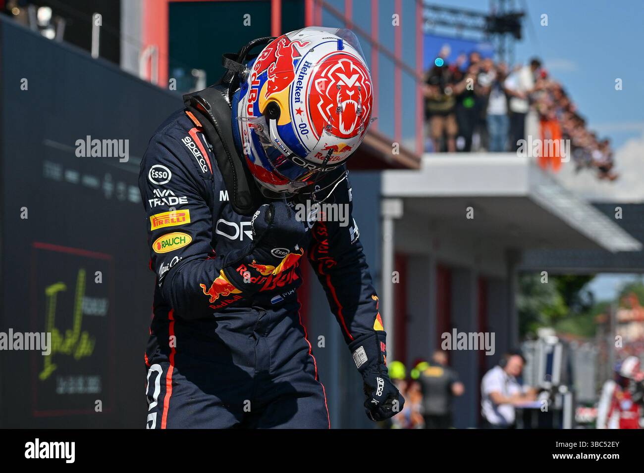 IMOLA, ITALY - MAY 18: Max Verstappen of the Netherlands and Oracle Red ...