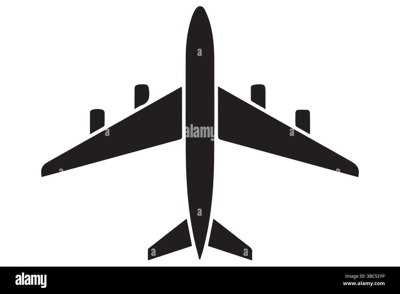 Poster design illustration airplane Cut Out Stock Images & Pictures - Alamy