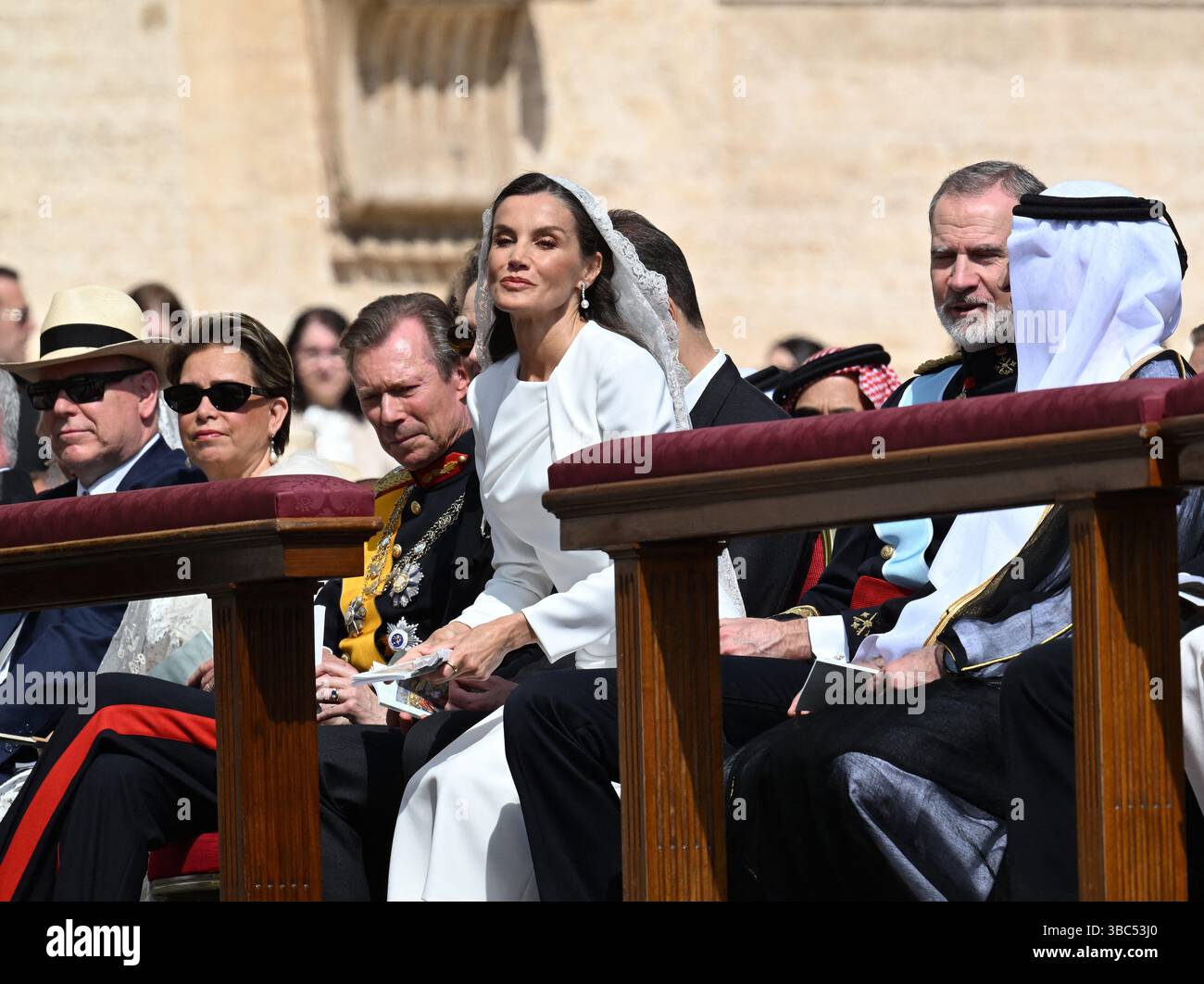 Prince Albert of Monaco, Maria Teresa and Henri, Grand Duke of ...