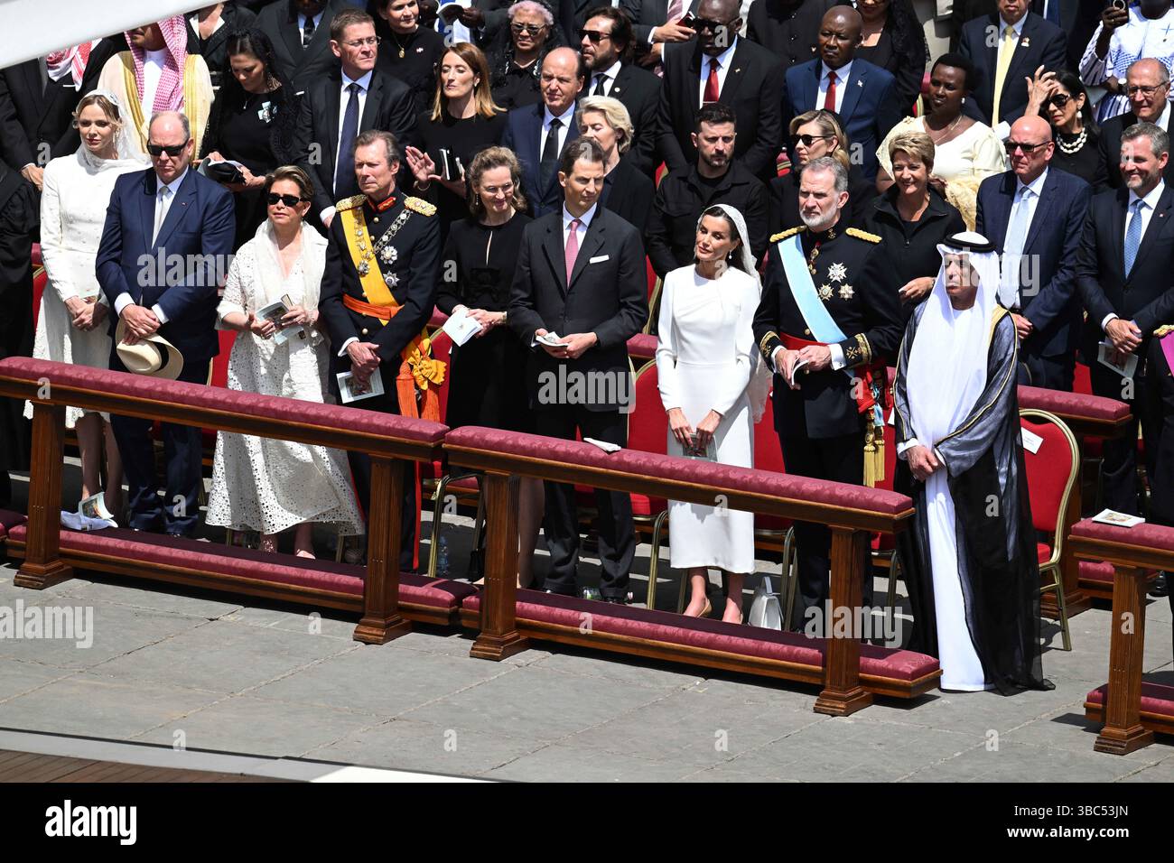 Princess Charlene and prince Albert of Monaco, Maria Teresa and Henri ...