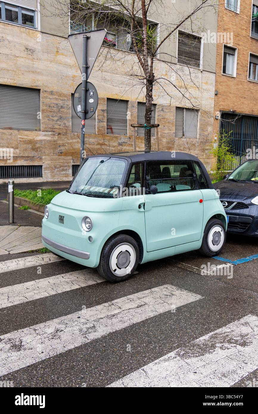 Fiat mini car in hi-res stock photography and images - Alamy