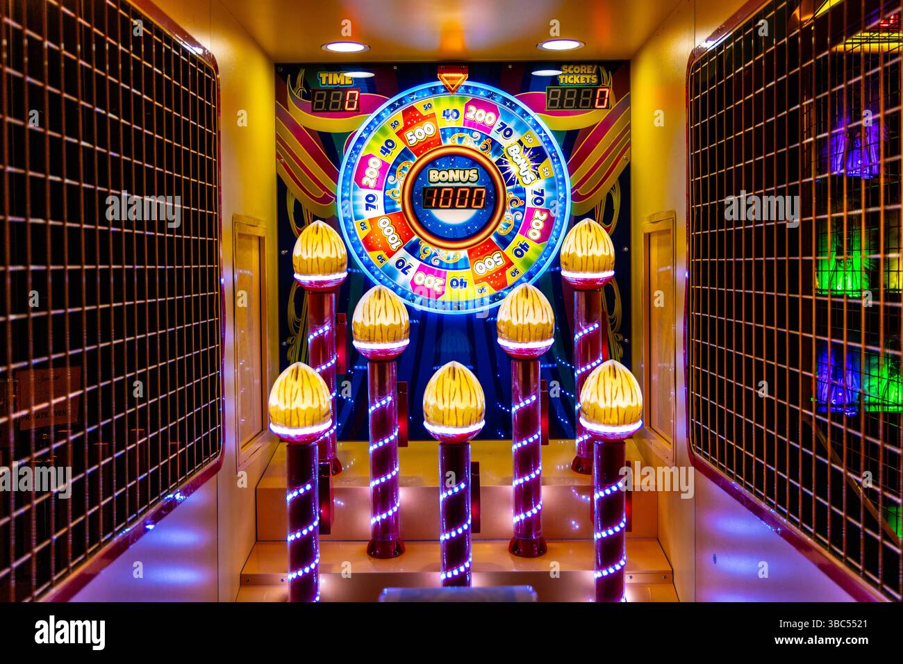Coconut Shy arcade game at Swingers Oxford Circus, London, England ...