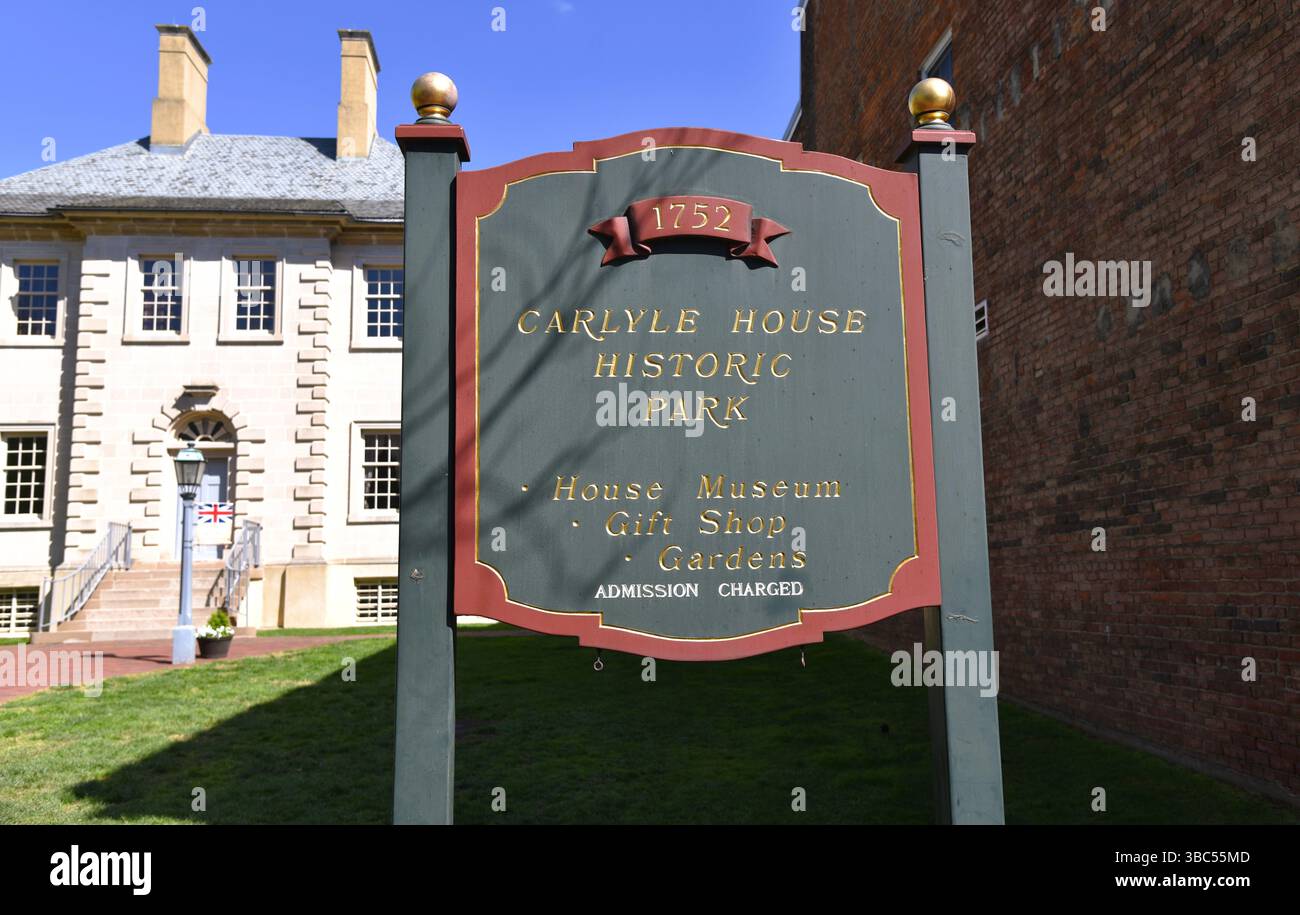 Carlyle house alexandria virginia hi-res stock photography and images ...