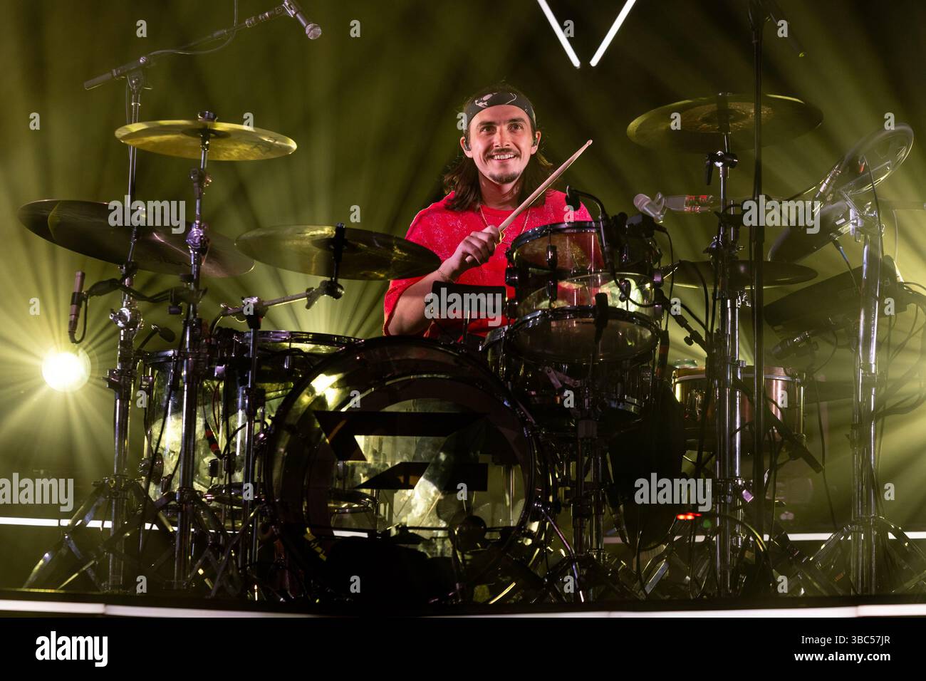 Madison, USA. 17th May, 2025. Jess Haney of Rainbow Kitten Surprise at ...