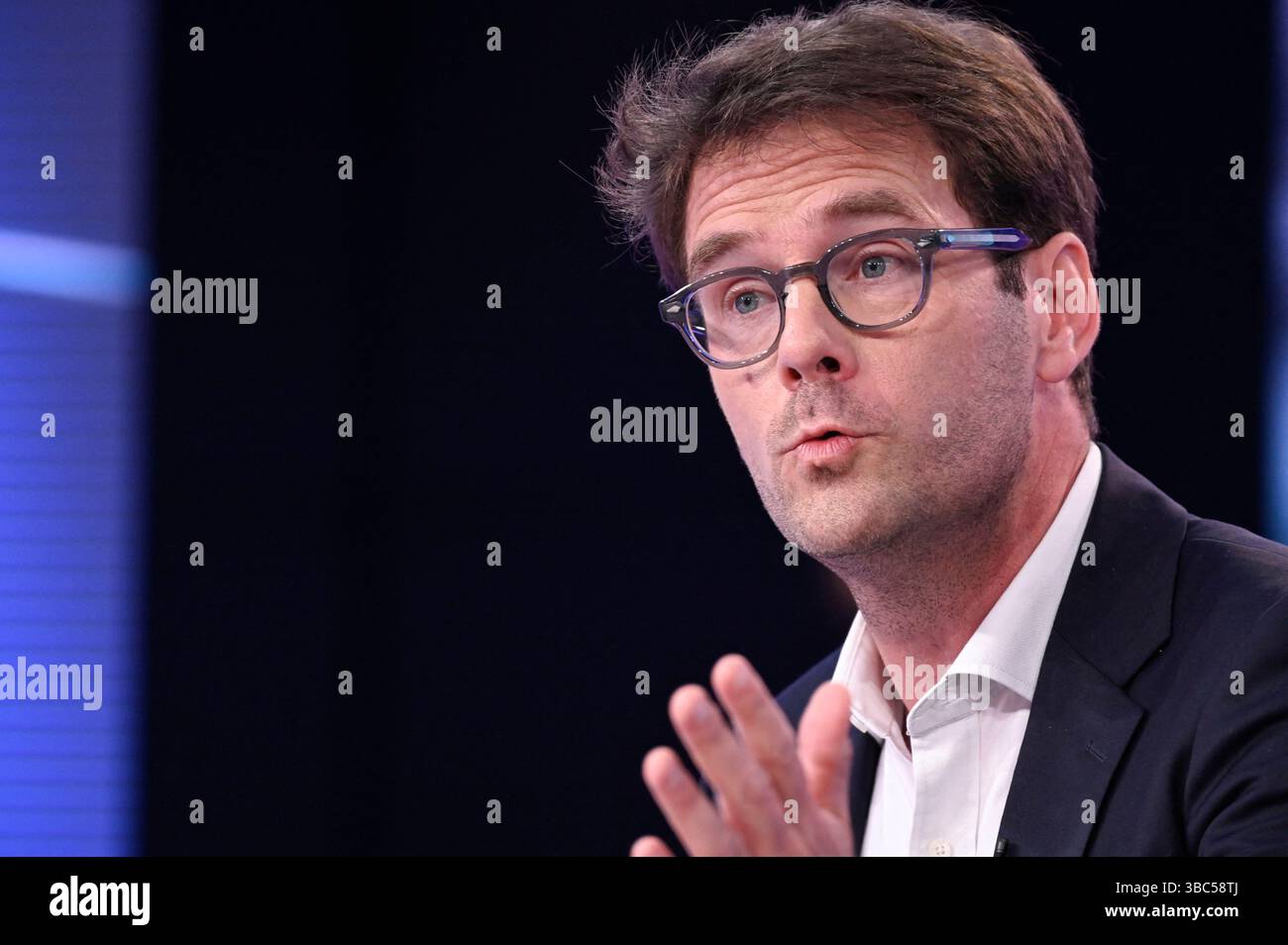 Paris, France. 18th May, 2025. Nicolas Mayer-Rossignol, mayor of Rouen ...