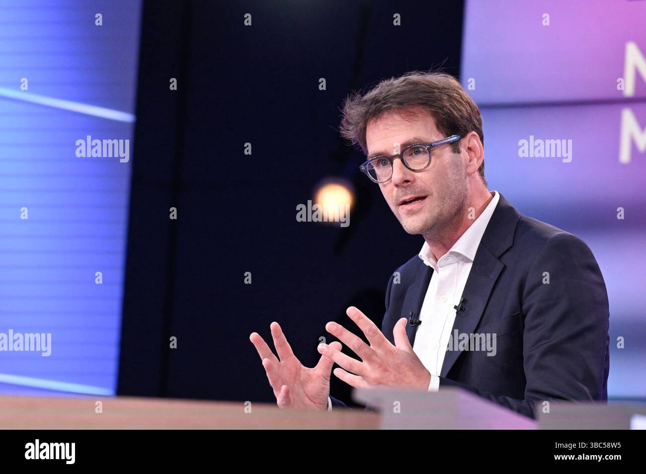 Paris, France. 18th May, 2025. Nicolas Mayer-Rossignol, mayor of Rouen ...