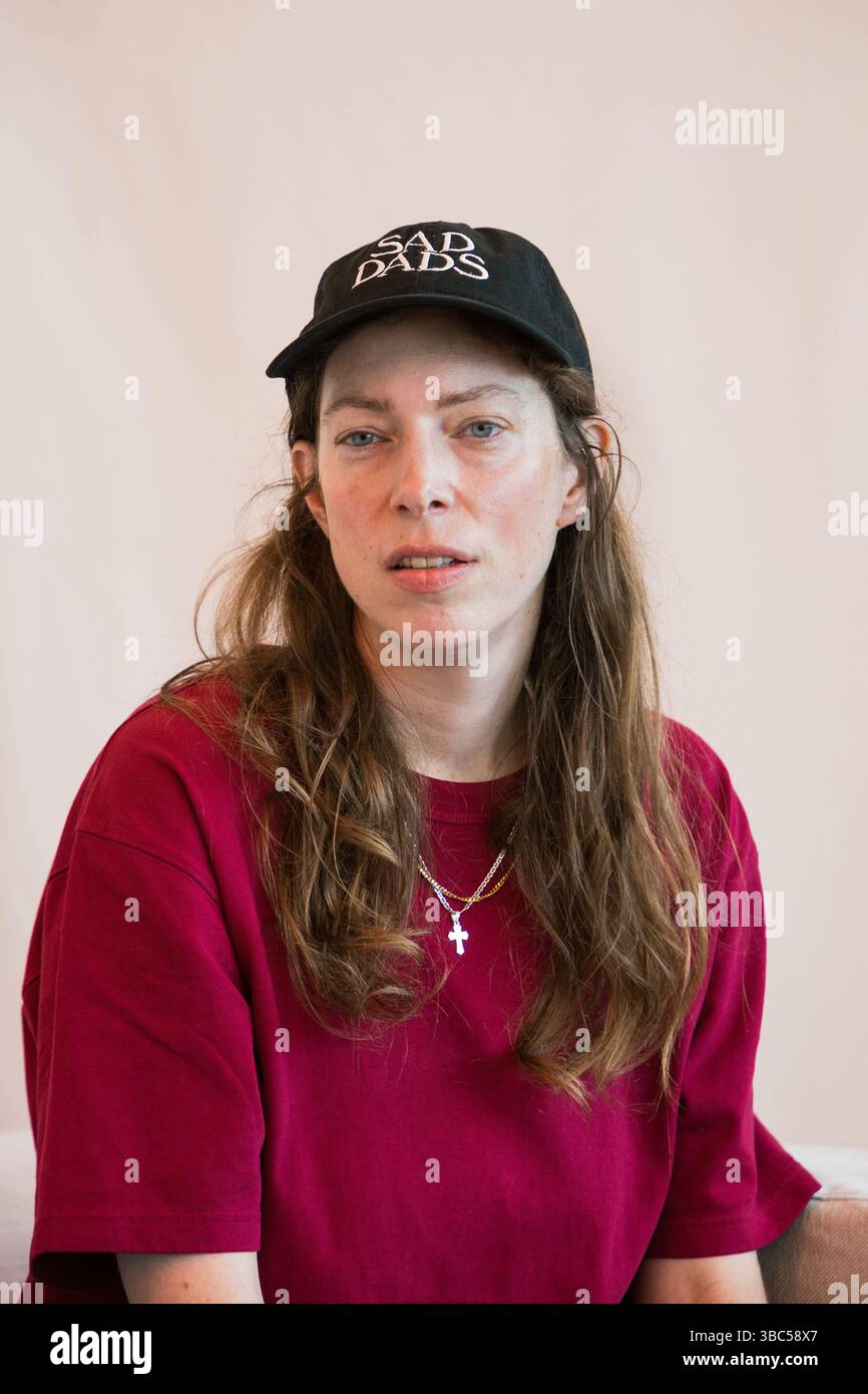 Turin, Italy. 15th May 2025. Dutch author Hanna Bervoets (Hanna Marleen ...