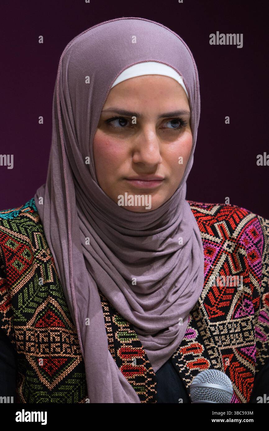 Turin, Italy. 15th May 2025. Writer and activist Alae Al Said is guest ...