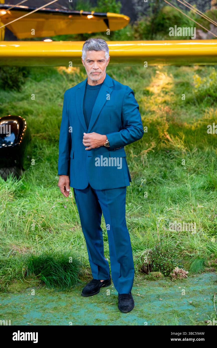 Esai Morales attends the global premiere for Mission: Impossible - The ...