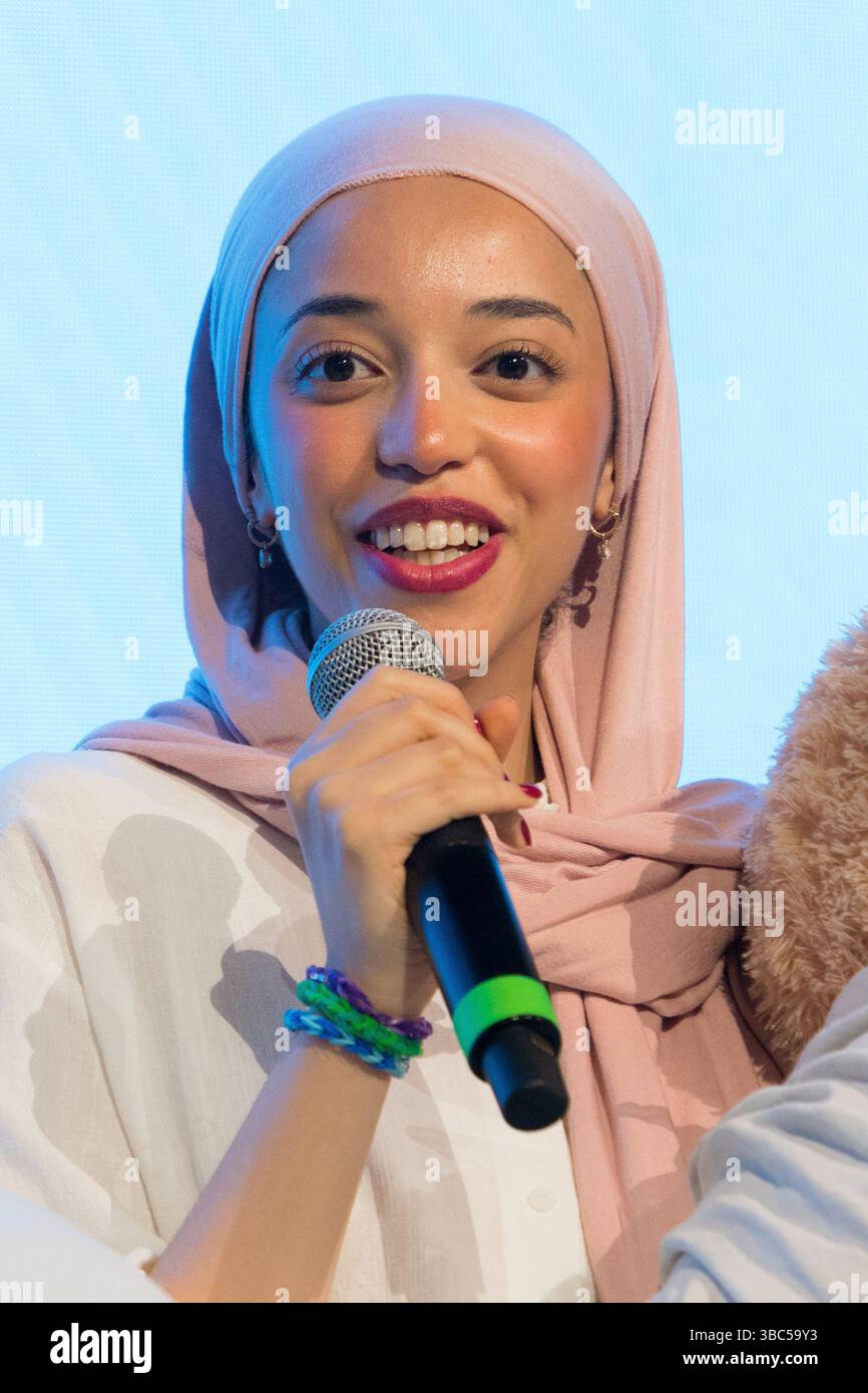 Turin, Italy. 15th May 2025. Romance writer Rokia is guest of 2025 ...