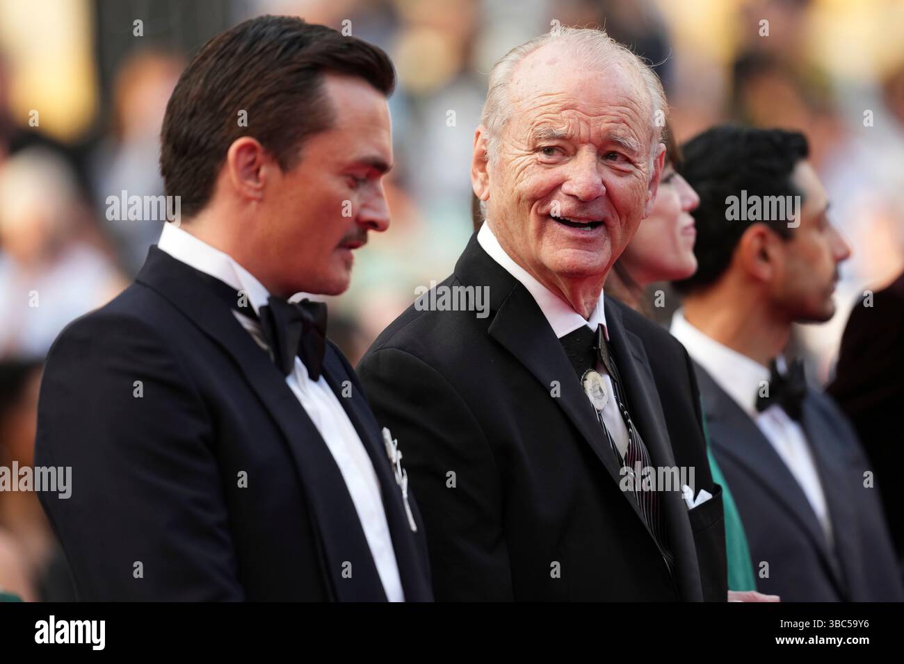 Rupert Friend, from left, Bill Murray, Charlotte Gainsbourg and Riz ...