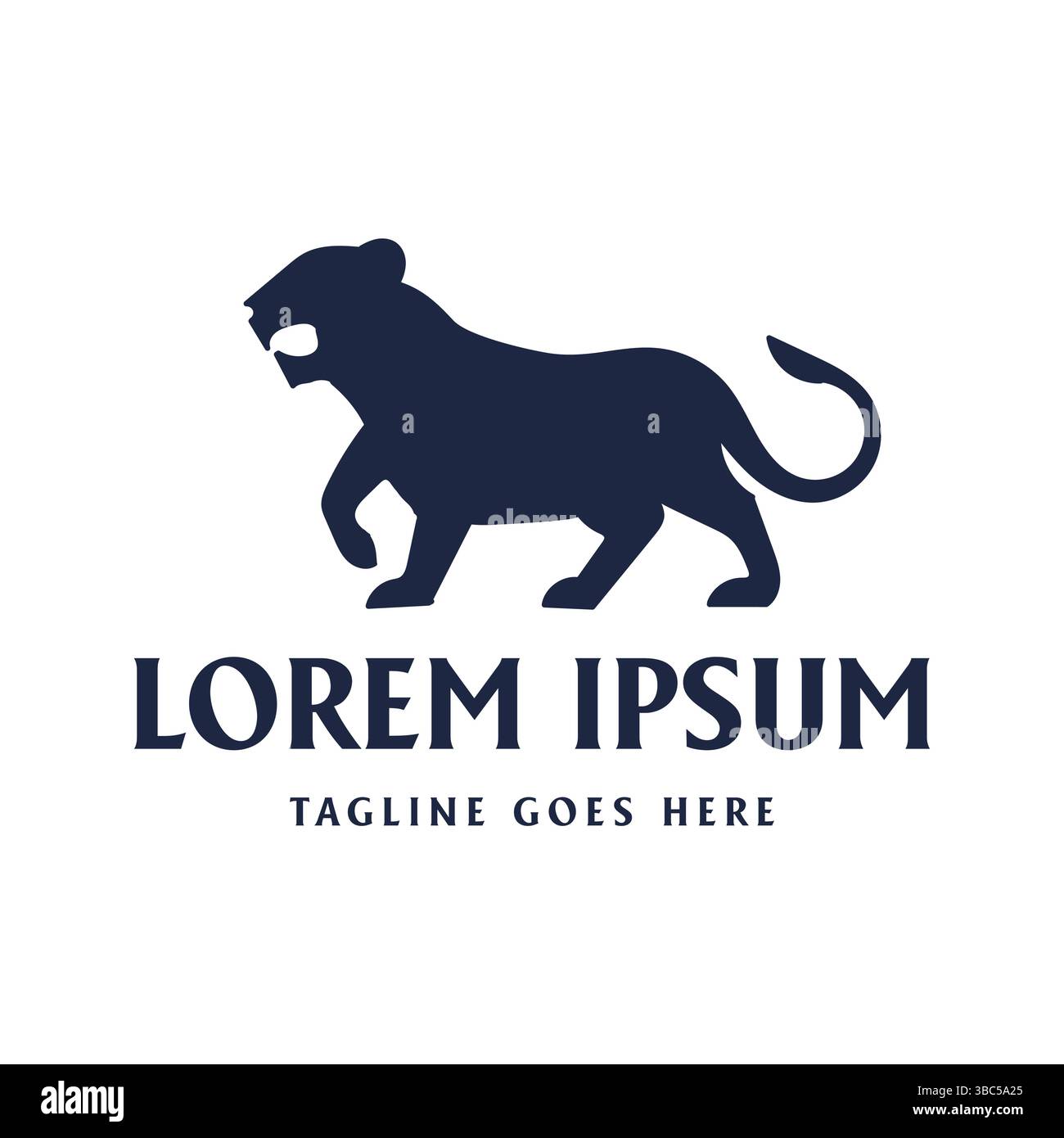 Jaguar Puma Cheetah Leopard Puma Lion Tiger Panther Silhouette Logo Design Vector Stock Vector ...