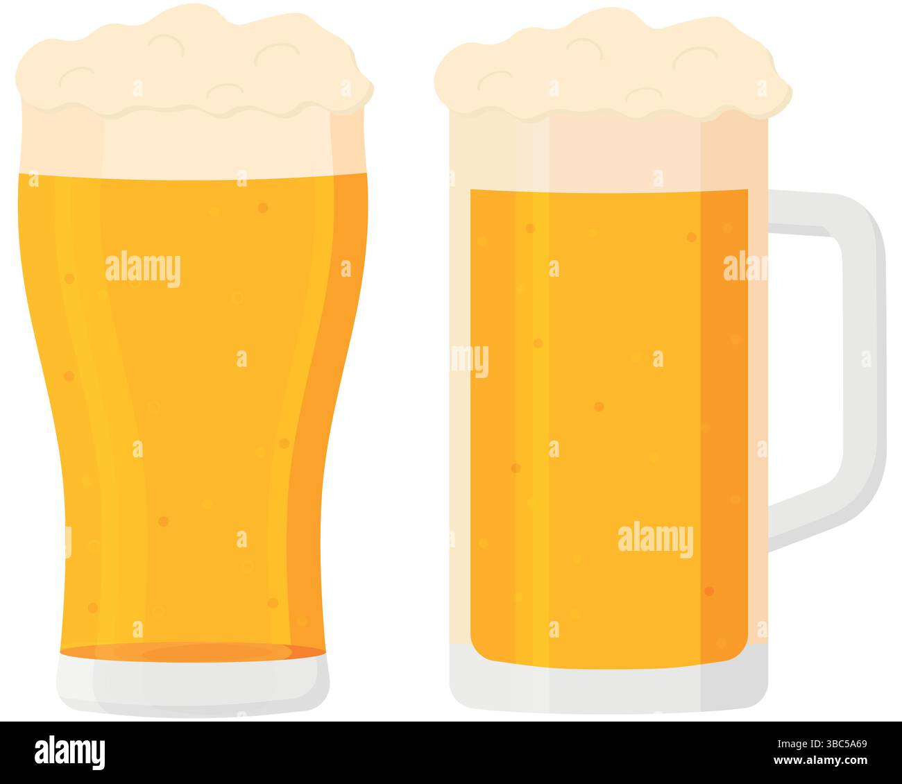 Draft craft beer in Stock Vector Images - Alamy