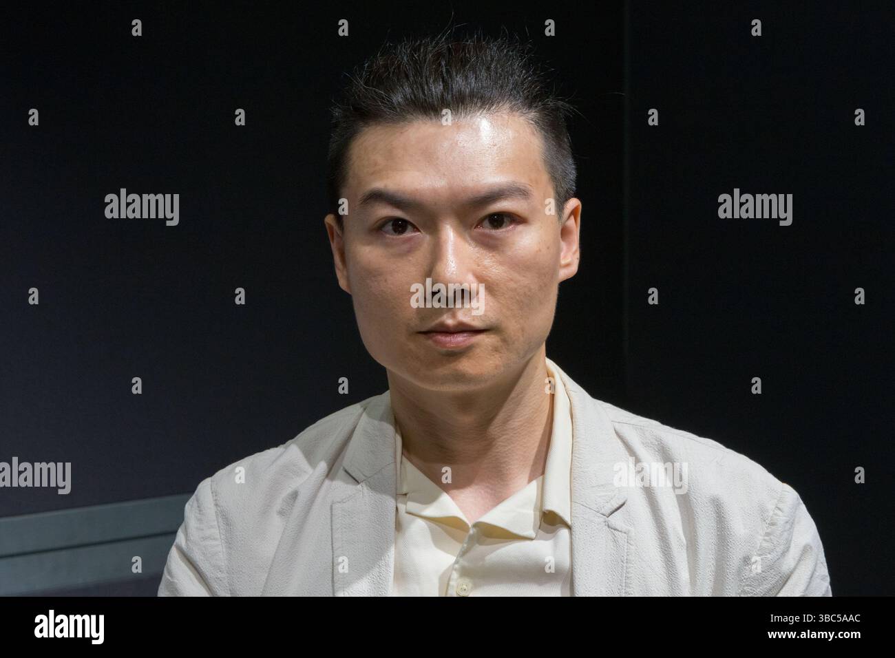 Turin, Italy. 15th May 2025. Chinese science fiction writer, Chen ...