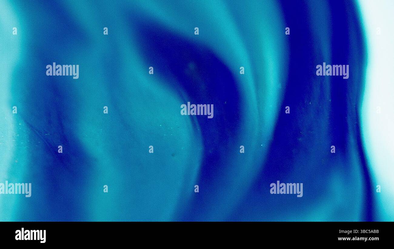 Defocused fluid mix. Water wave. Blur blue white color gradient acrylic ...