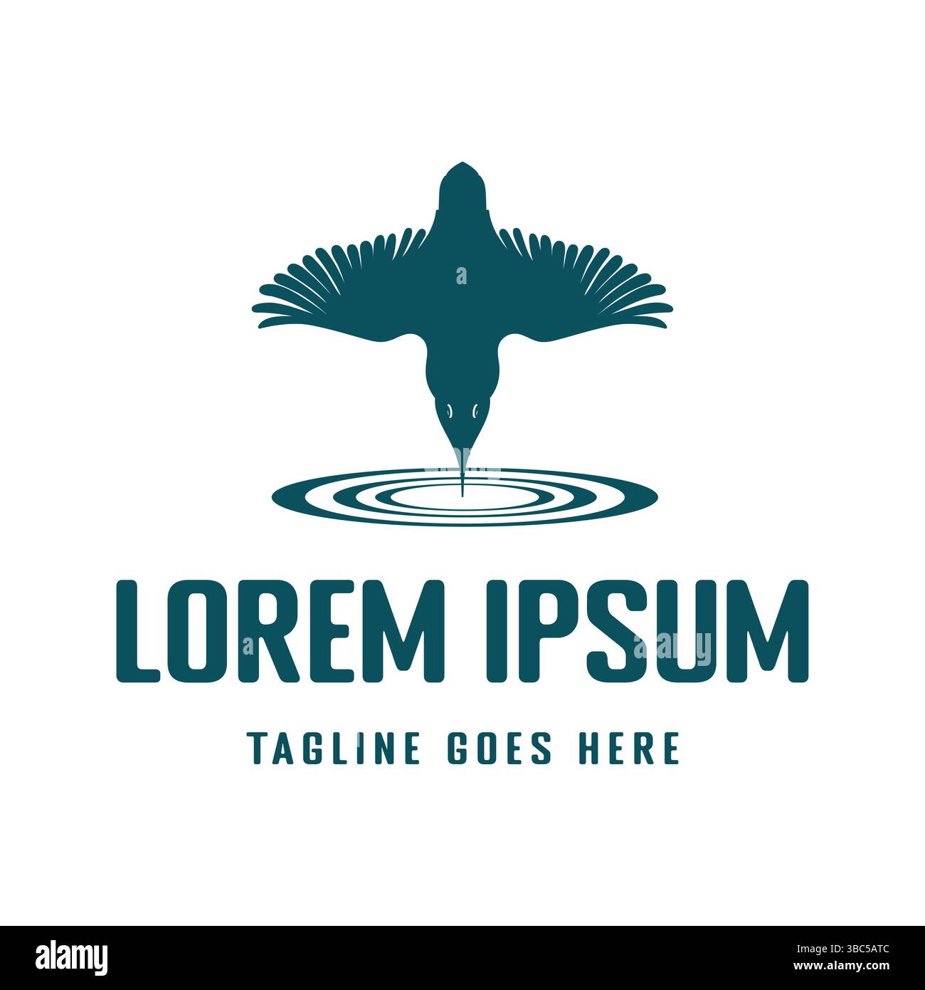 Kingfisher splash Stock Vector Images - Alamy