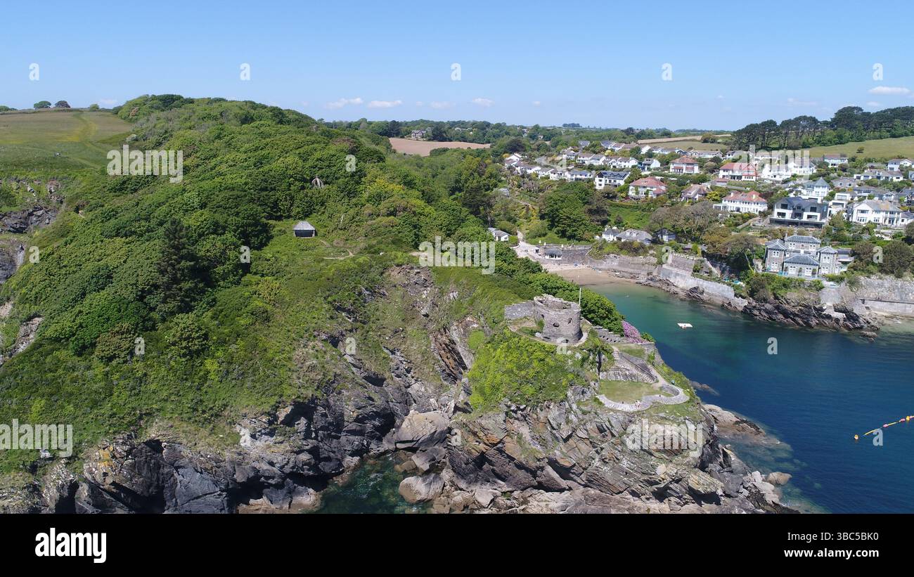 Fowey Harbour Cornwall Kernow England Stock Photo - Alamy