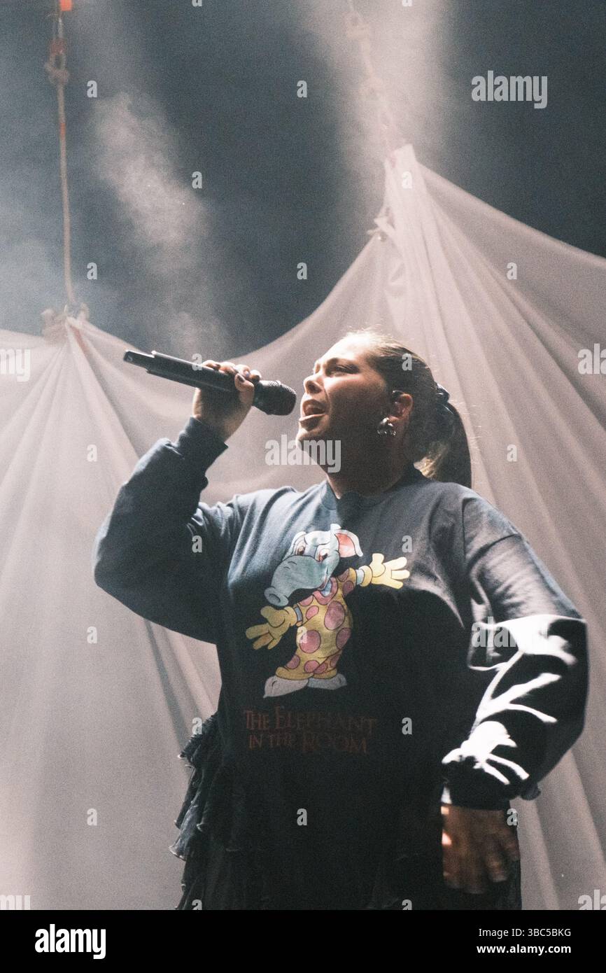 Copenhagen, Denmark. 17th May, 2025. The Swiss singer and songwriter ...