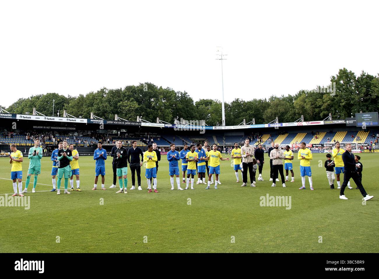 WAALWIJK - RKC Waalwijk players after the Dutch Eredivisie match ...