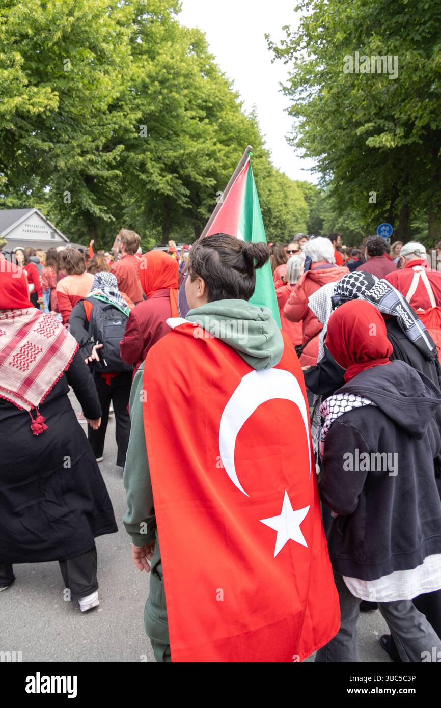 The Hague, the Netherlands - May 18 2025: thousands of pro Palestine ...