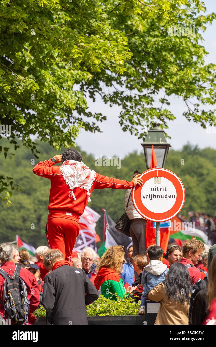 The Hague, the Netherlands - May 18 2025: thousands of pro Palestine ...