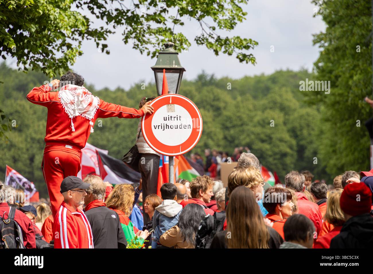 The Hague, the Netherlands - May 18 2025: thousands of pro Palestine ...