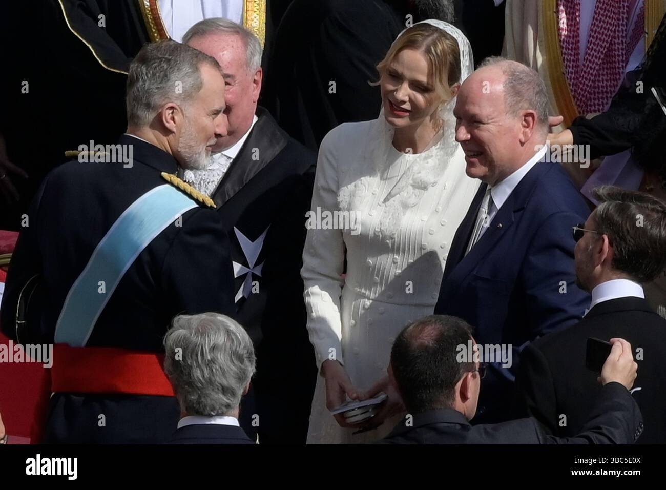 Vatican City, Italy. 18th May, 2025. King Felipe VI of Spain from ...