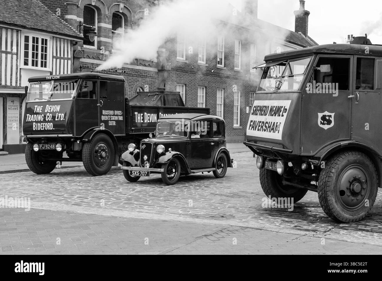 Sentinal Steam lorries at the Steam powered vehicles at the Faversham ...