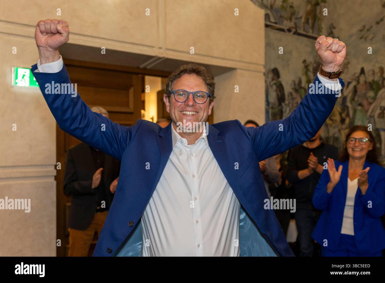 18 May 2025, Bavaria, Würzburg: Martin Heilig (Alliance90/The Greens ...