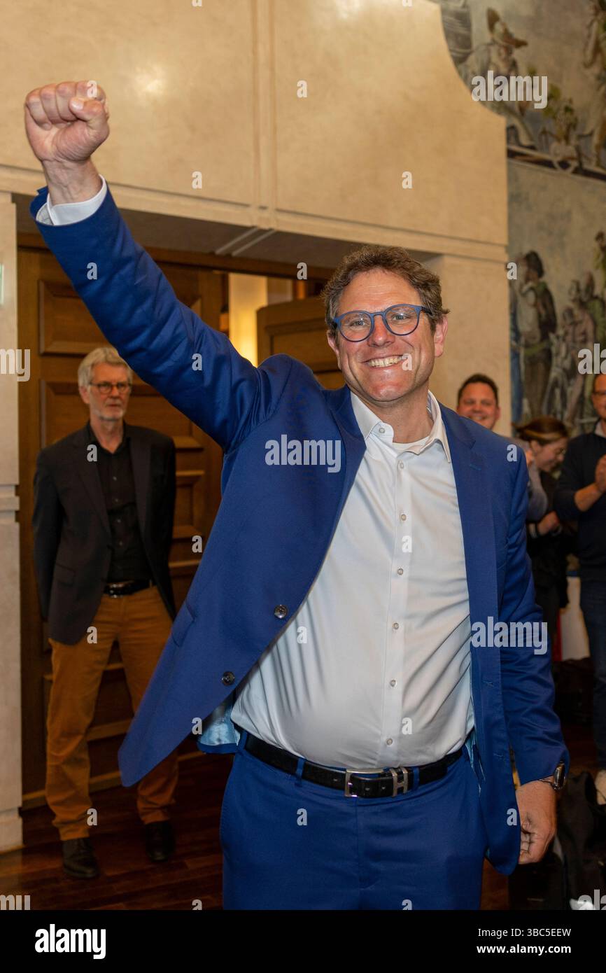 18 May 2025, Bavaria, Würzburg: Martin Heilig (Alliance90/The Greens ...