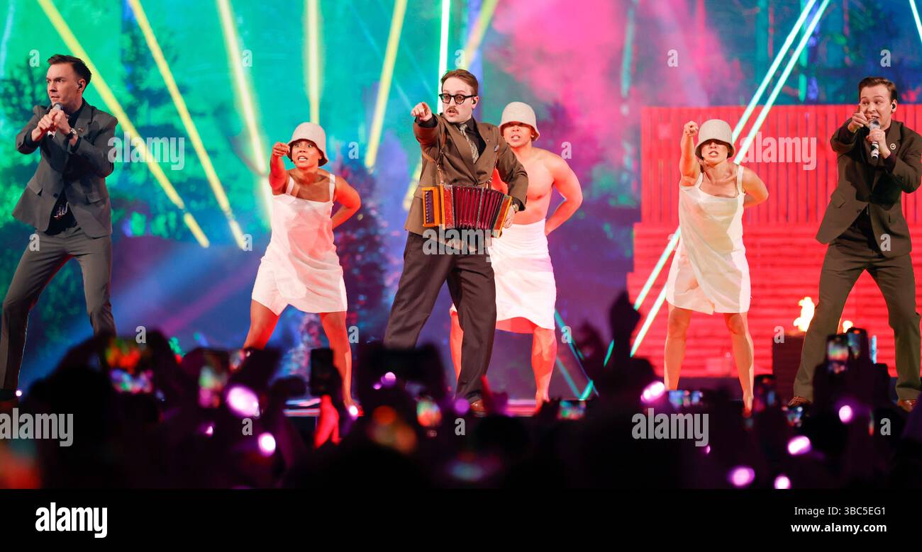 Basel, Switzerland - May 17, 2025: Eurovision Song Contest, ESC 2025 ...