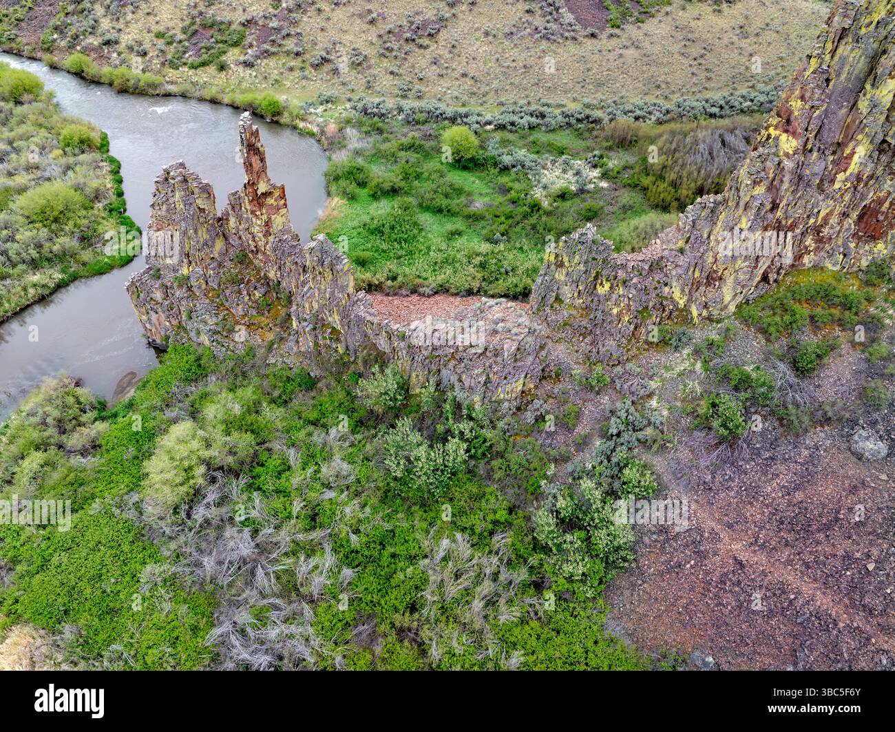 Famous Tules in Idaho’s Owyhee Canyon Lands Stock Photo - Alamy