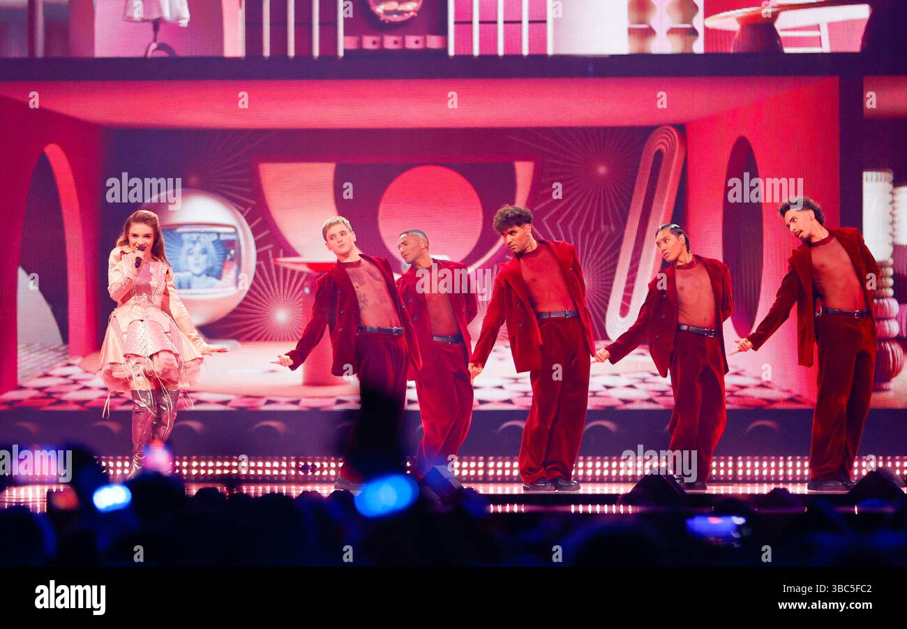 Basel, Switzerland - May 17, 2025: Eurovision Song Contest, ESC 2025 ...