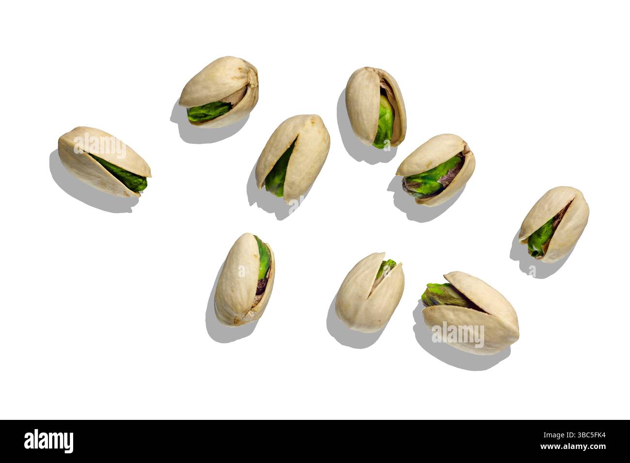 Single roasted pistachio nuts on white background. Perfect for ...