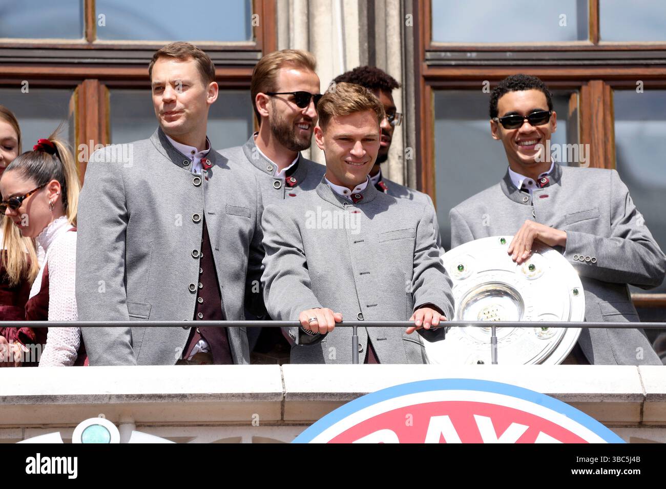 Manuel Neuer, Harry Kane, Joshua Kimmich, Kingsley Coman und Jamal ...