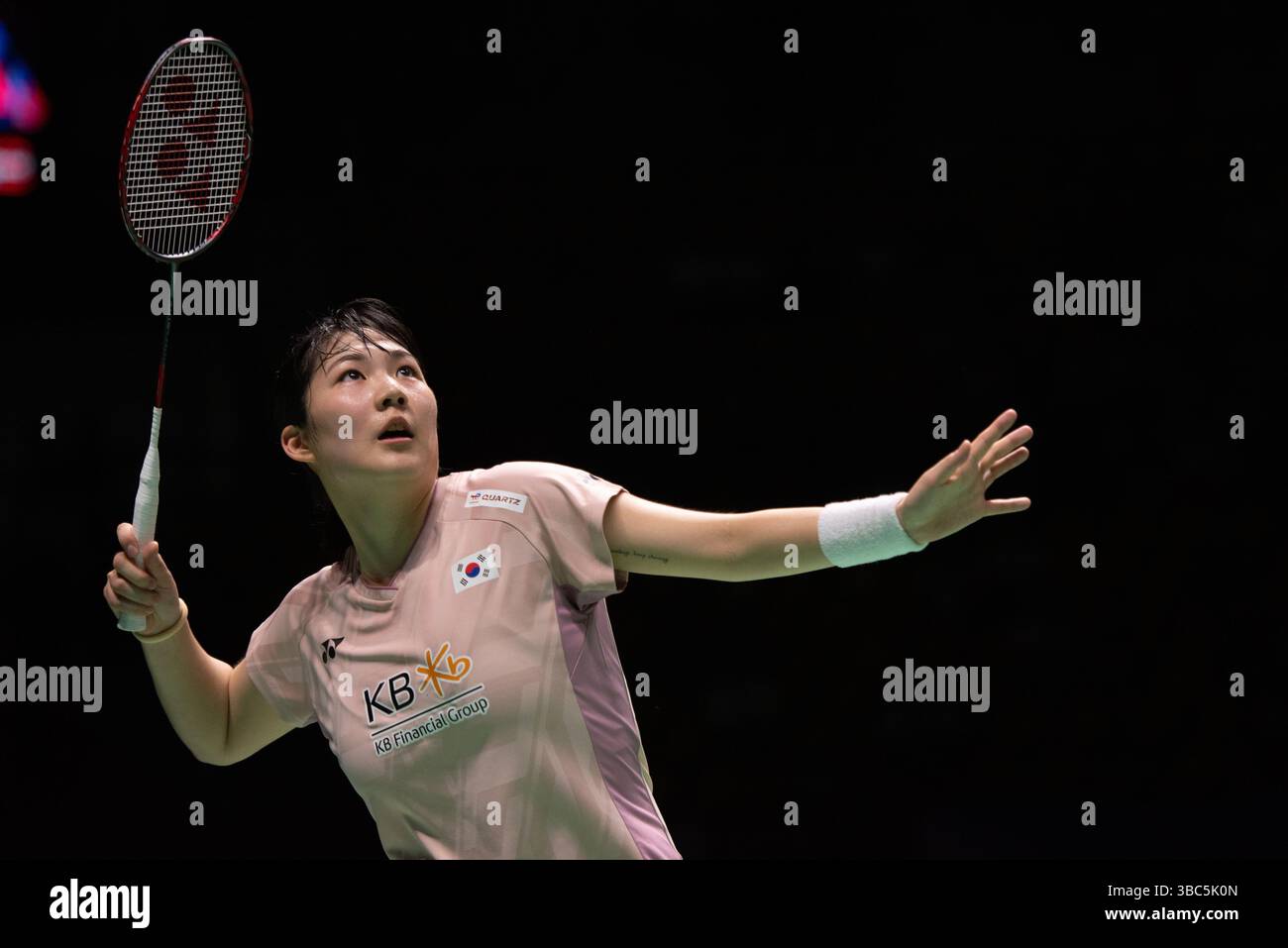 LEE Yeon Woo of Korea compete in the Women's Doubles Finals match ...