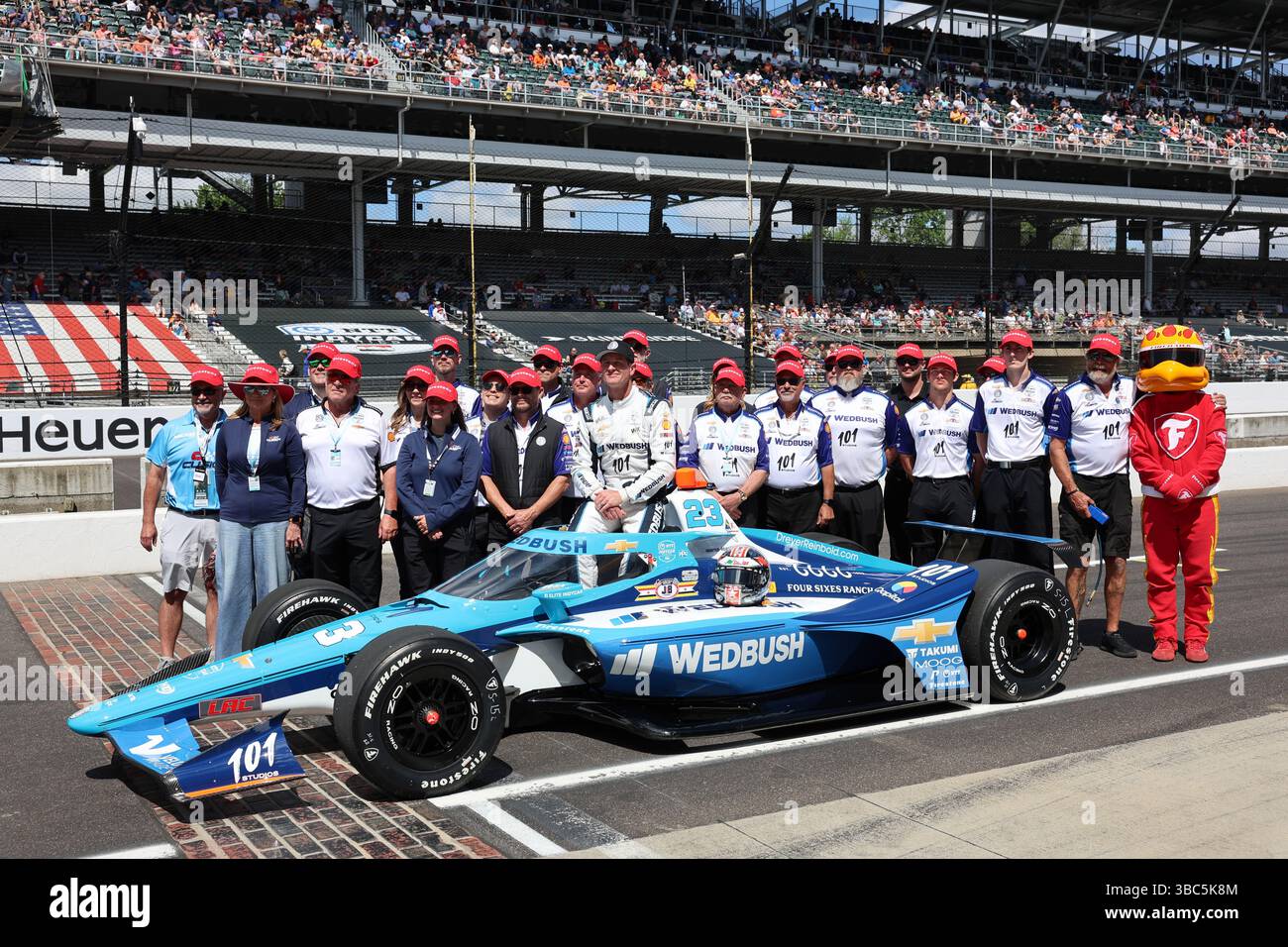 NTT INDYCAR SERIES driver, RYAN HUNTER-REAY (23) (USA) of Fort ...