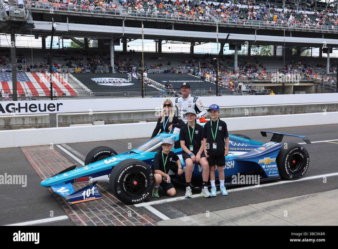 NTT INDYCAR SERIES driver, RYAN HUNTER-REAY (23) (USA) of Fort ...
