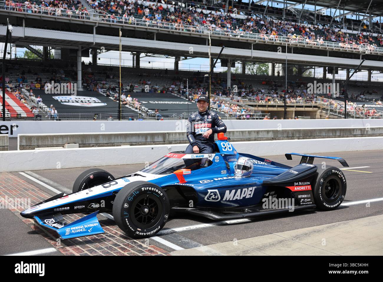 NTT INDYCAR SERIES driver, MARCO ANDRETTI (98) (USA) of Nazareth ...