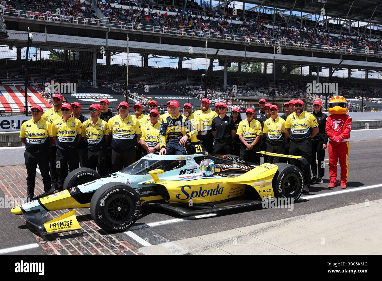 NTT INDYCAR SERIES driver, CHRISTIAN RASMUSSEN (21) (DNK) of Copenhagen ...